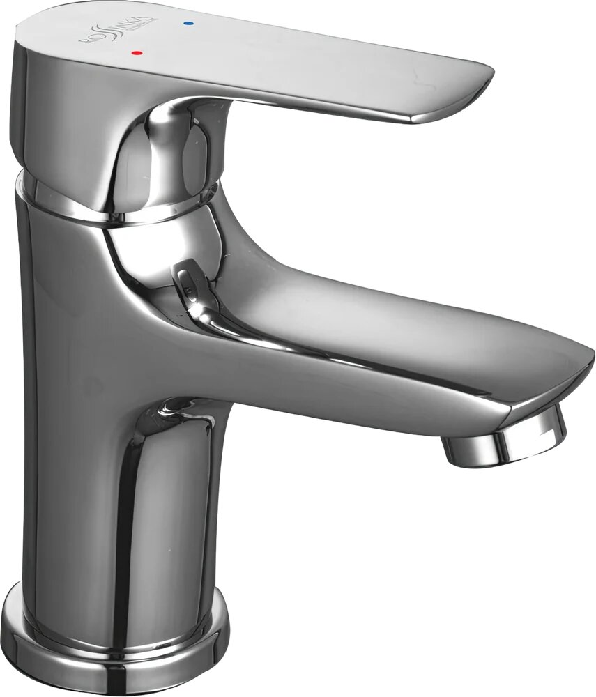 Смеситель для раковины Rossinka RS31 RS31-11 хром, глянцевый, кран для ванной в раковину, из латуни, рычажный, с керамическим картриджем