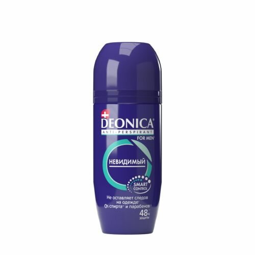 Арнест DEONICA FOR MEN Антиперспирант-ролик Невидимый, 50 мл