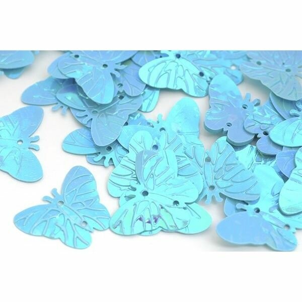 Пайетки россыпью Magic 4 Hobby 15х20 мм, голубой, 50 г (TBY. FLK288.017)