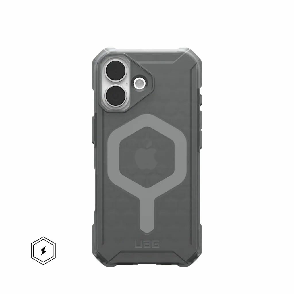Чехол с поддержкой Магсейф UAG Essential Armor для iPhone 17 6.3", цвет тонированный (Ash)
