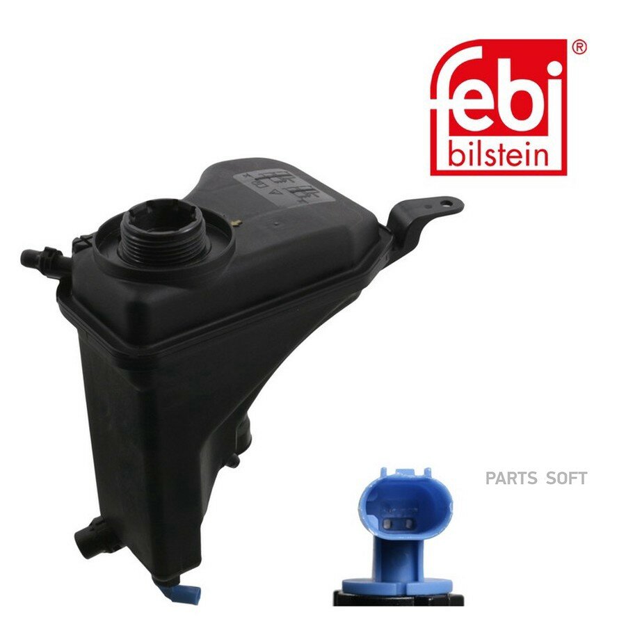 FEBI 39340 бачок расширительный бачок BMW E81/E87/E88/E90/E91/E84 1.6-3.0 06- С датчиком