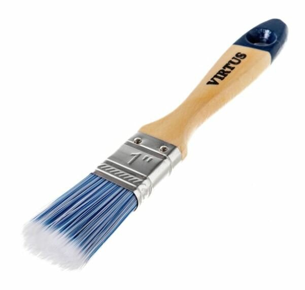 Кисть малярная плоская "Standard", искусственная щетина, 25 мм, VIRTUS