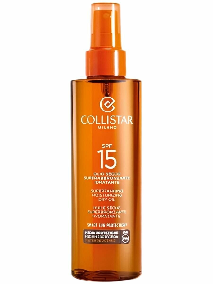 Collistar - Special Perfect tanning spf15 масло сухое для интенсивного загара для лица-тела-волос 200мл