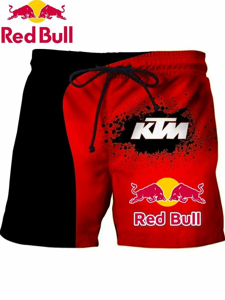 Летние мотоциклетные шорты RED BULL KTM MTB MOTO MX XC DH