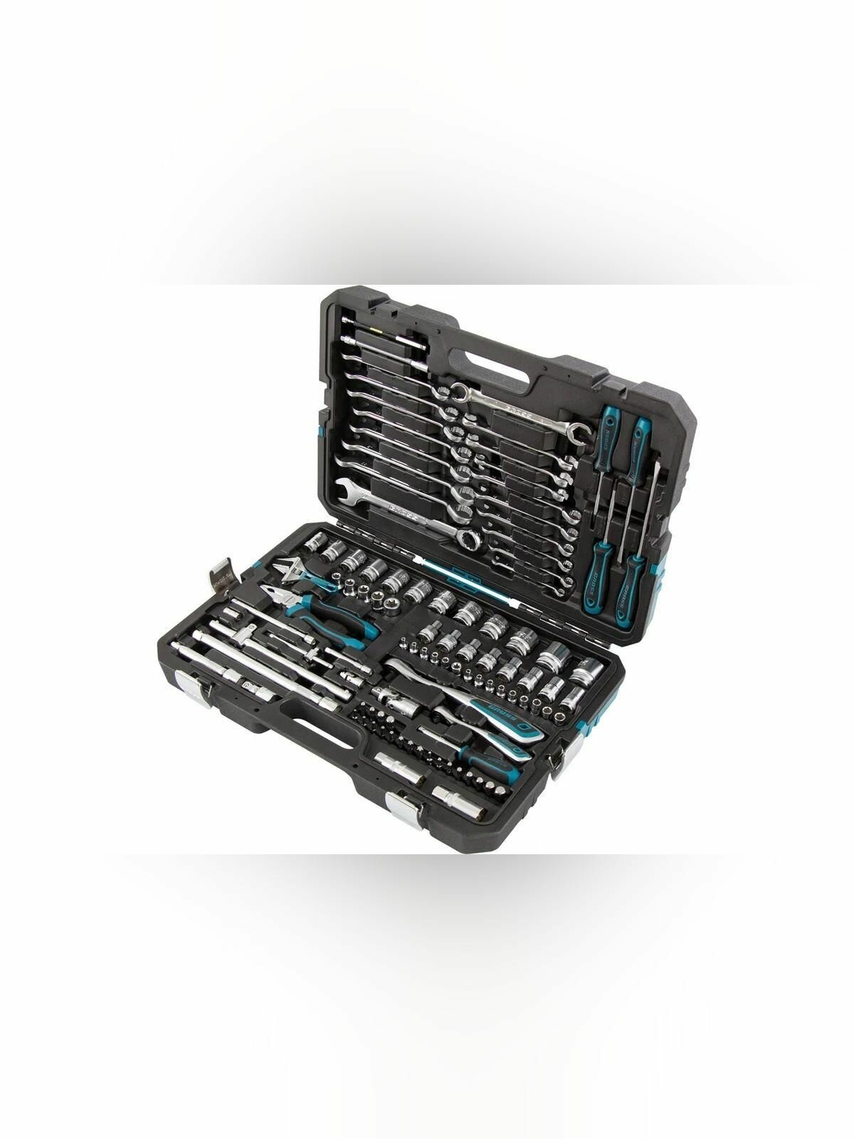 Набор инструментов 101 предмет, 120 зубьев, CrV, 1/4", 1/2" Gross