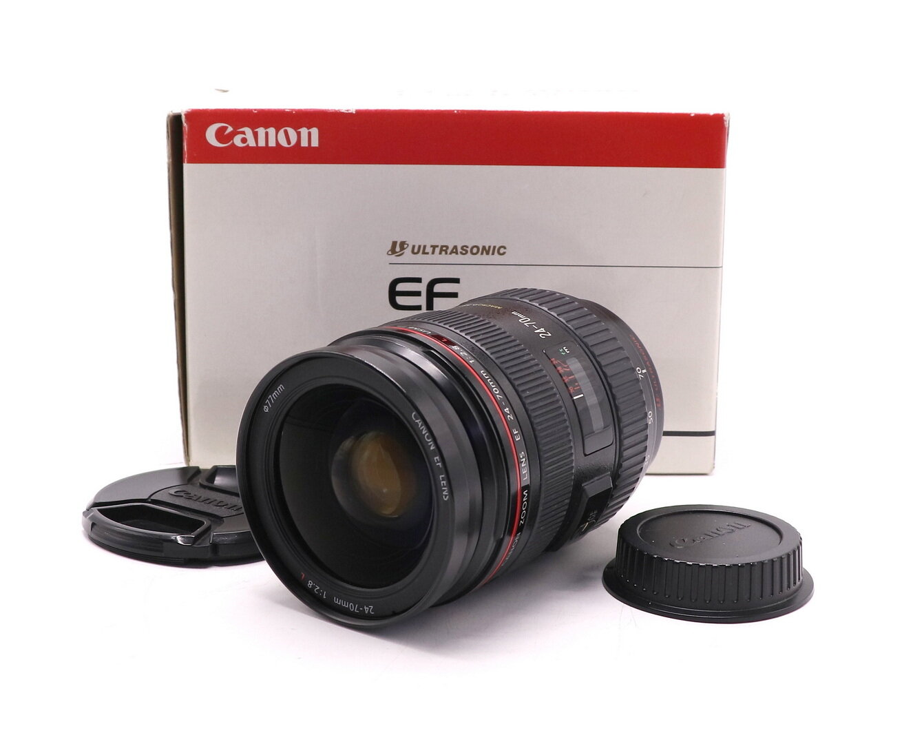Объектив Canon EF 24-70mm f/2,8 L USM в упаковке