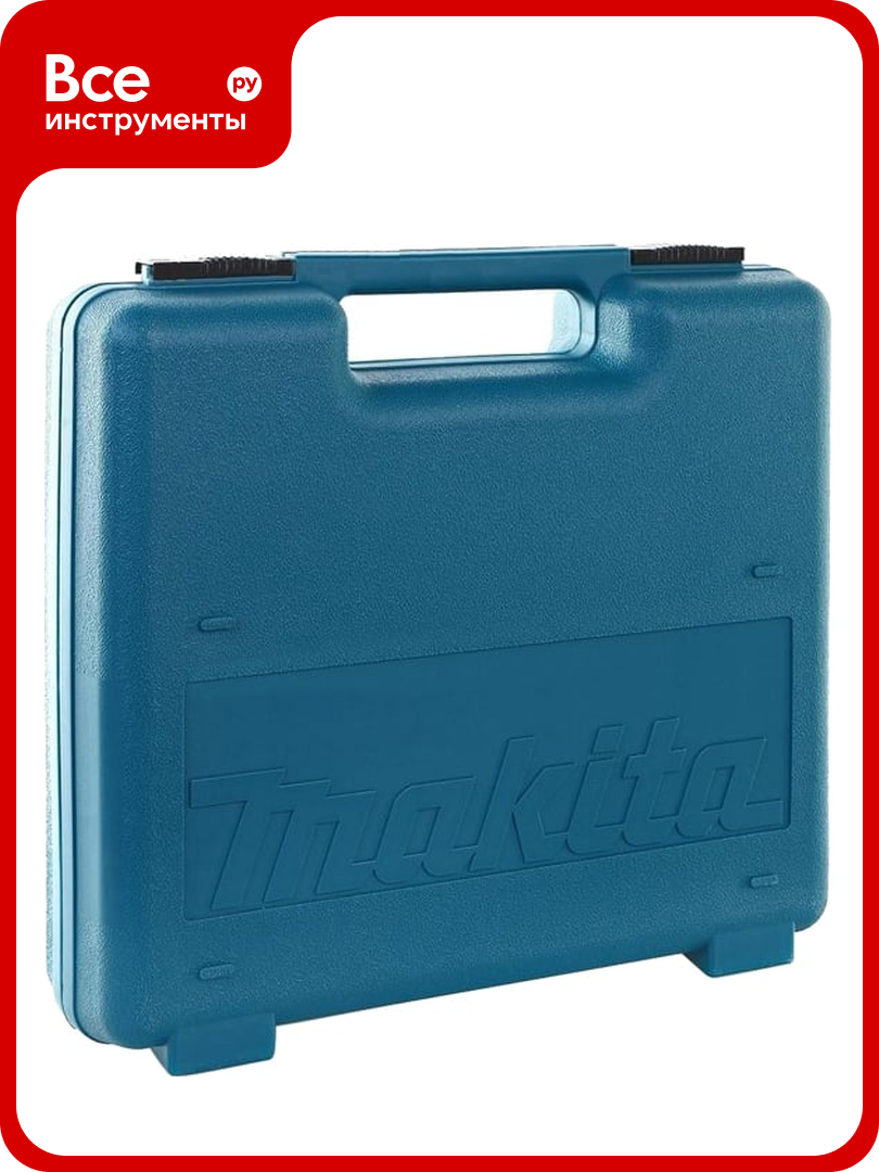 Компактный пластиковый чемодан для надежной транспортировки электроинструмента с удобной ручкой и стильным зеленым цветом