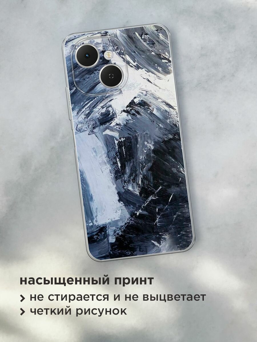 Чехол на Tecno Spark 40C / Текно Спарк 40C с принтом "Абстракция живопись" — фото 1