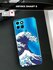 Чехол на Infinix Smart 6 / Инфиникс Смарт 6 с принтом "Волна над Фудзи", прозрач...