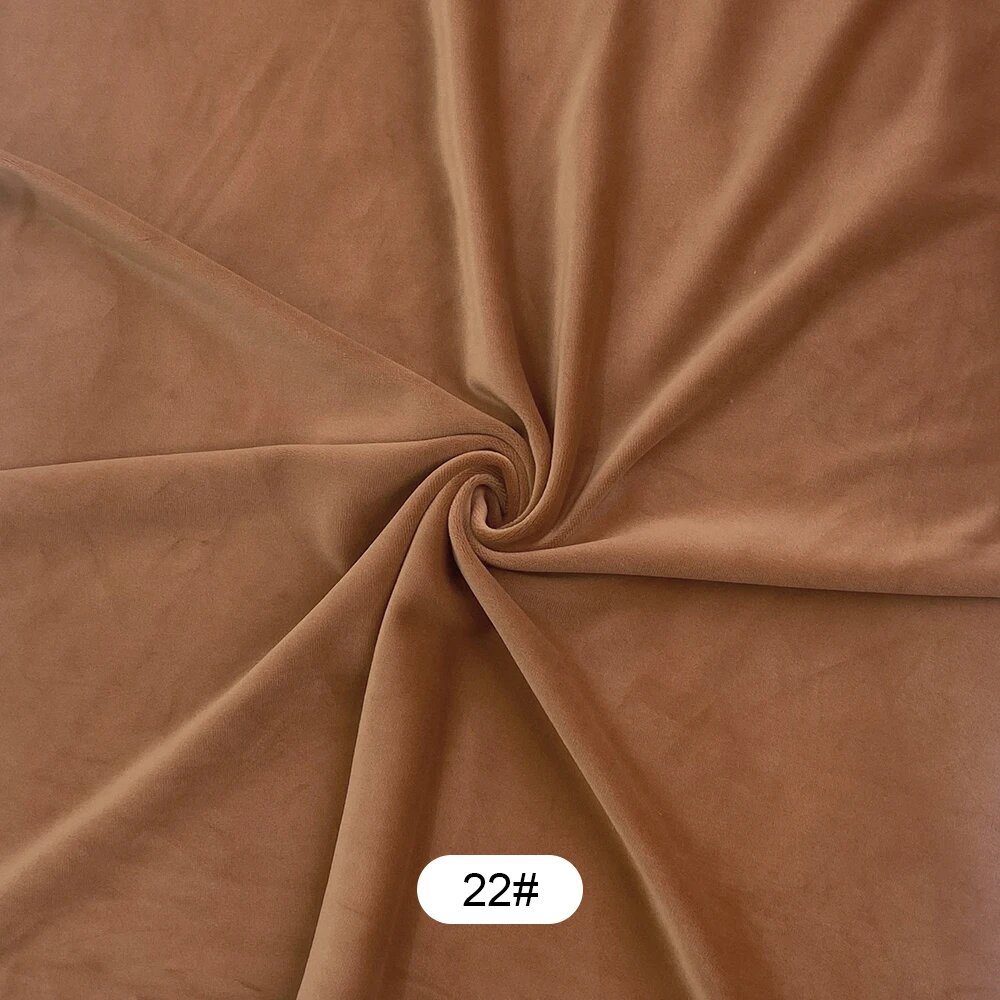 Эластичная плюшевая ткань Minky SEWBATO 50x50 см Коричневый, 22