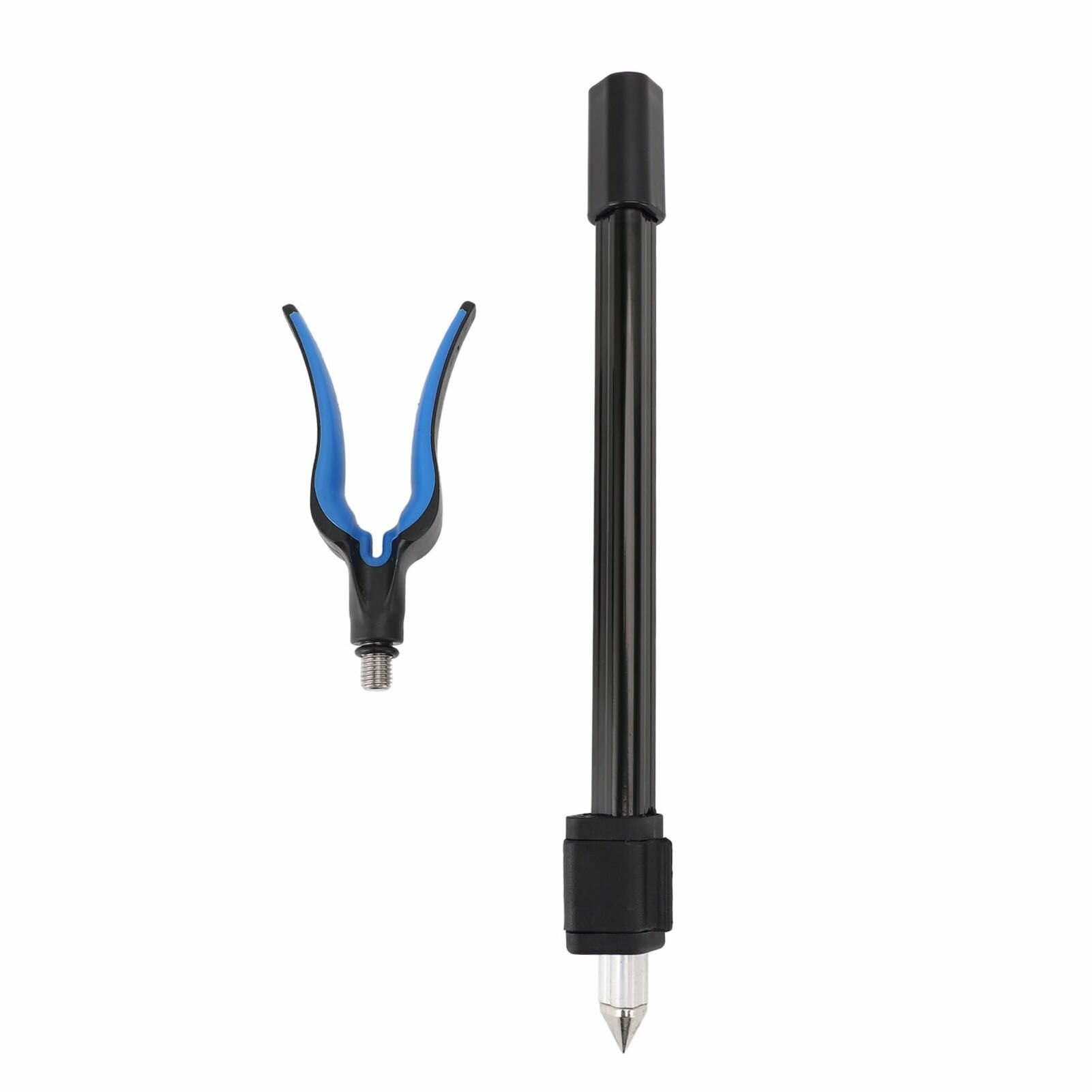 Держатель для удочки для донной рыбалки, резиновый кронштейн для удочки из ABS TPR с телескопическим колышком из алюминиевого сплава для банка