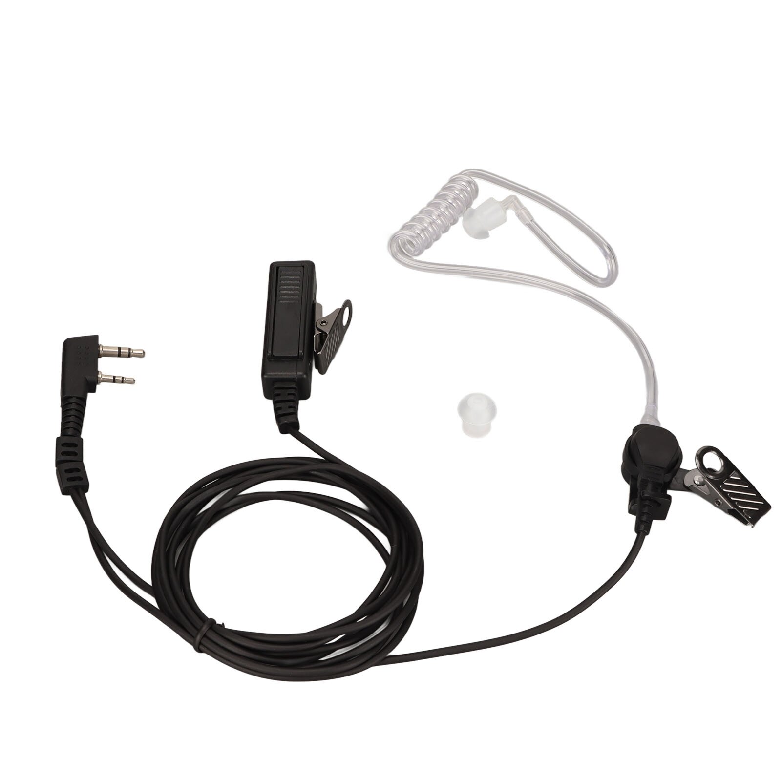 Наушник для рации с 2-контактным разъемом, шумоподавлением и микрофоном для BF 888S 777S 666S UV5R, 1 шт.