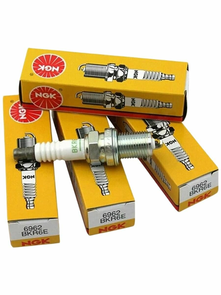 Свечи зажигания NGK 6962 BKR6E 4 штуки Лада , VESTA Xray RENAULT Рено Логан RENAULT Kangoo Sandero Kaptur Ниссан Альмера