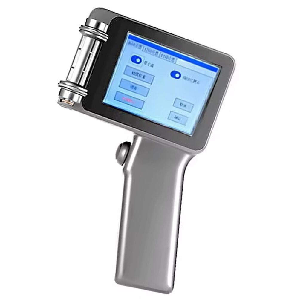 Струйный принтер с логотипом даты картонный пластиковый струйный голым металлом-серебристый