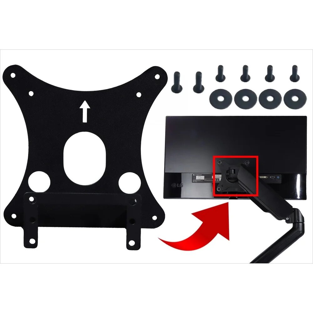 Адаптер VESA для LG 24MP58VQ-P 24MP59G-P 24MP60VQ-P