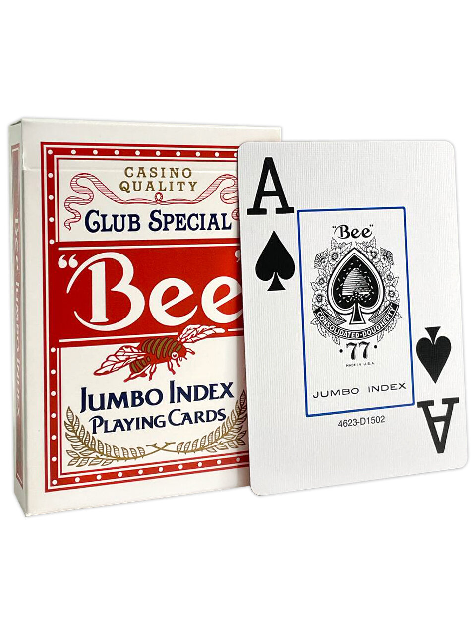 Карты BEE JUMBO INDEX RED
