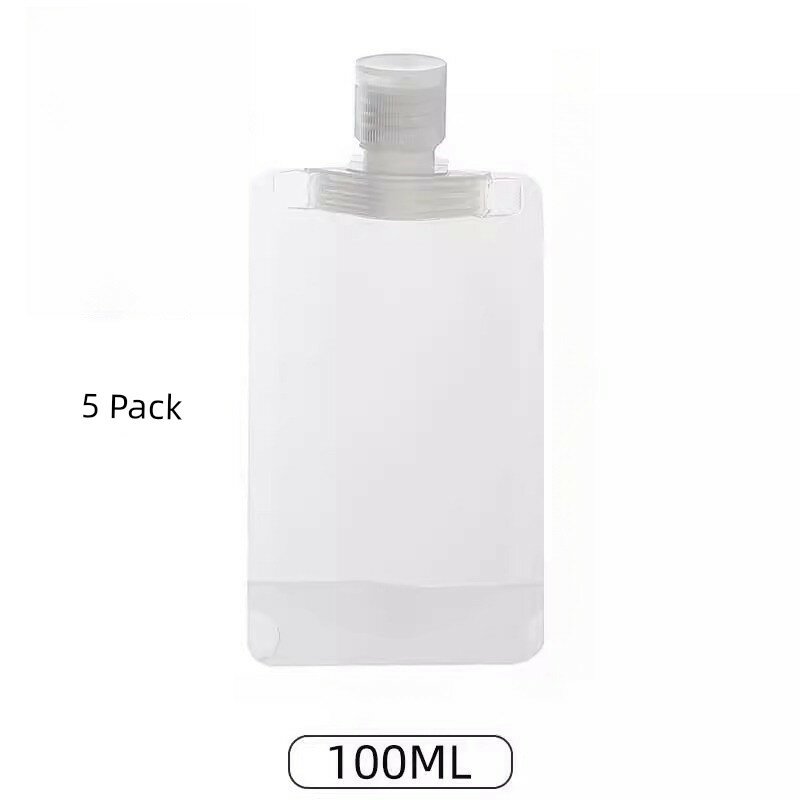 Одноразовый дорожный многоразовый пакет, пакет для лосьона, косметика для ухода за кожей, шампунь и гель для душа,