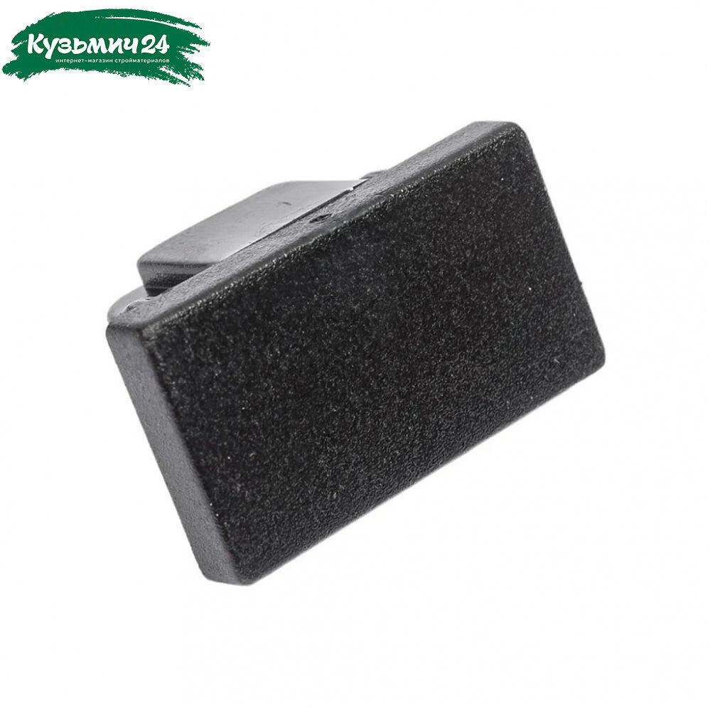 Заглушка торцевая Volpe UFB-Q122 C21 для шинопровода, 20х20х33 мм, пластик, черная