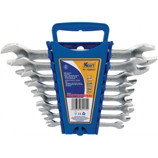 Набор рожковых ключей Kraft KT 700557, 8 предметов