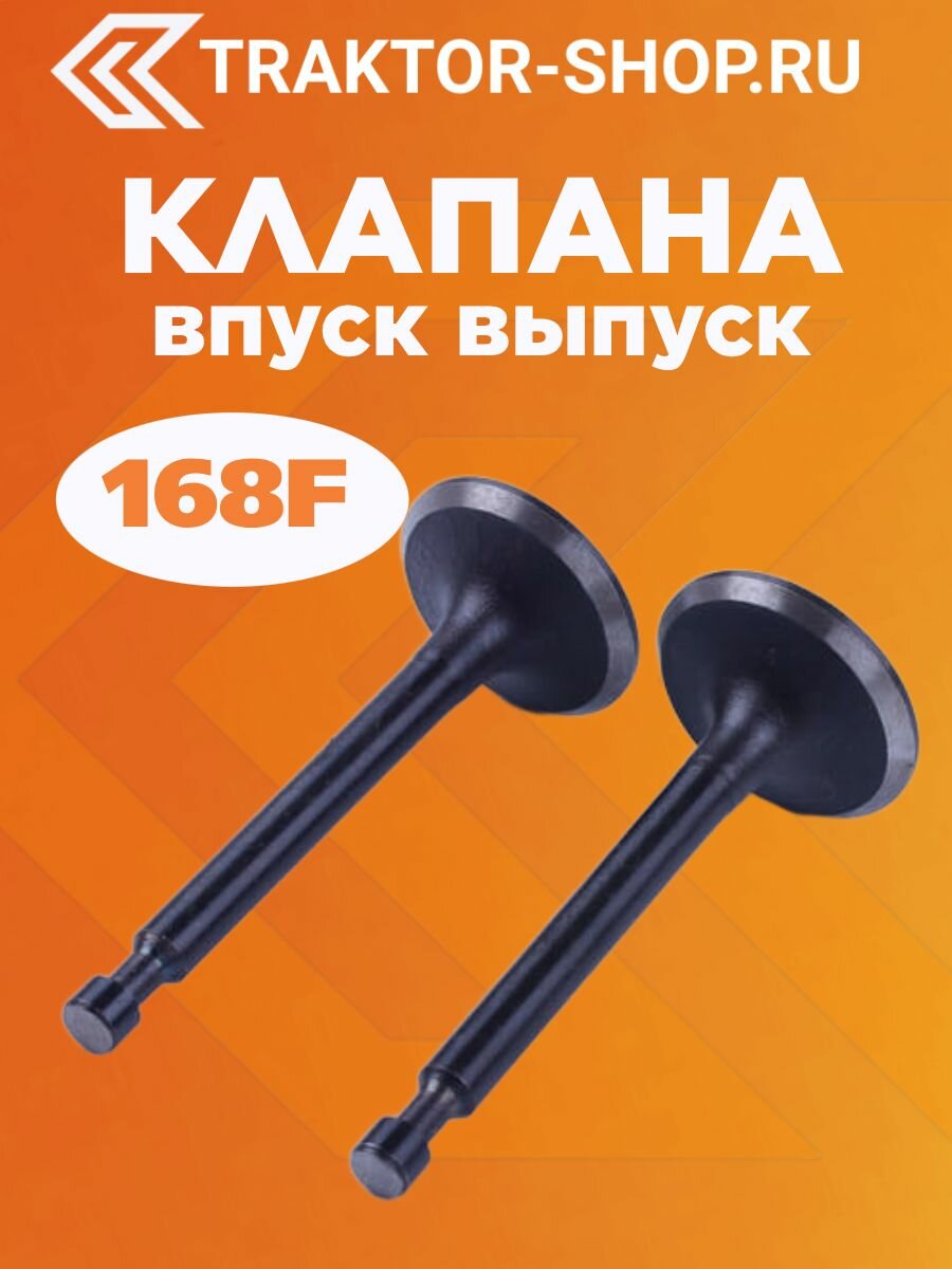 Клапана впуск выпуск 168F