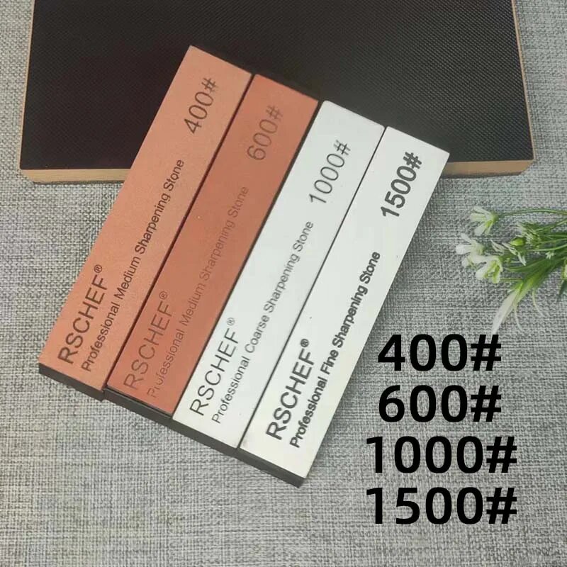 Набор точильных камней RSCHEF 400/600/1000/1500, 4pcs D