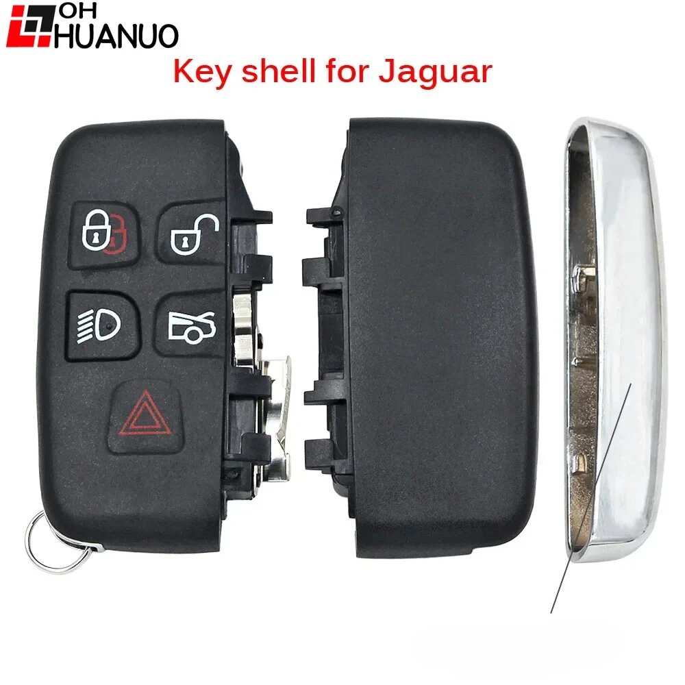 5 кнопок, вход без ключа, смарт-пульт дистанционного управления, чехол-брелок, 5 кнопок для Jaguar XJ XF XKR XE XK F-type F PACE