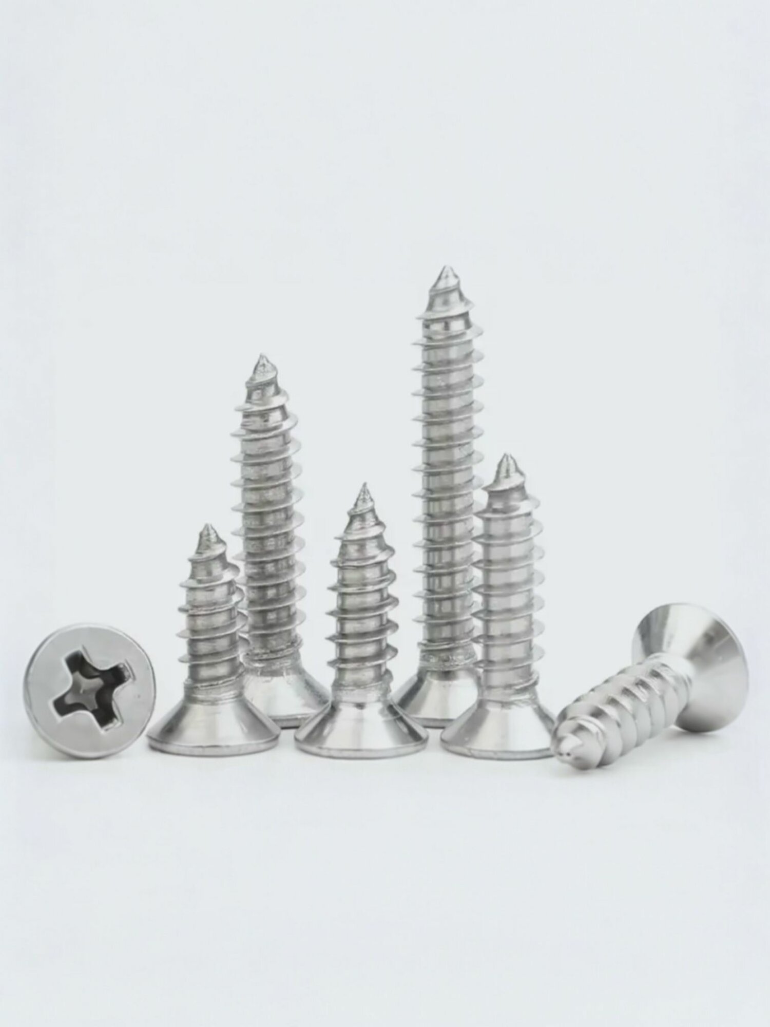 Мини саморез винтовой М1 (1мм диаметр шляпки) длина: 5мм, 20шт, маленькие саморезы