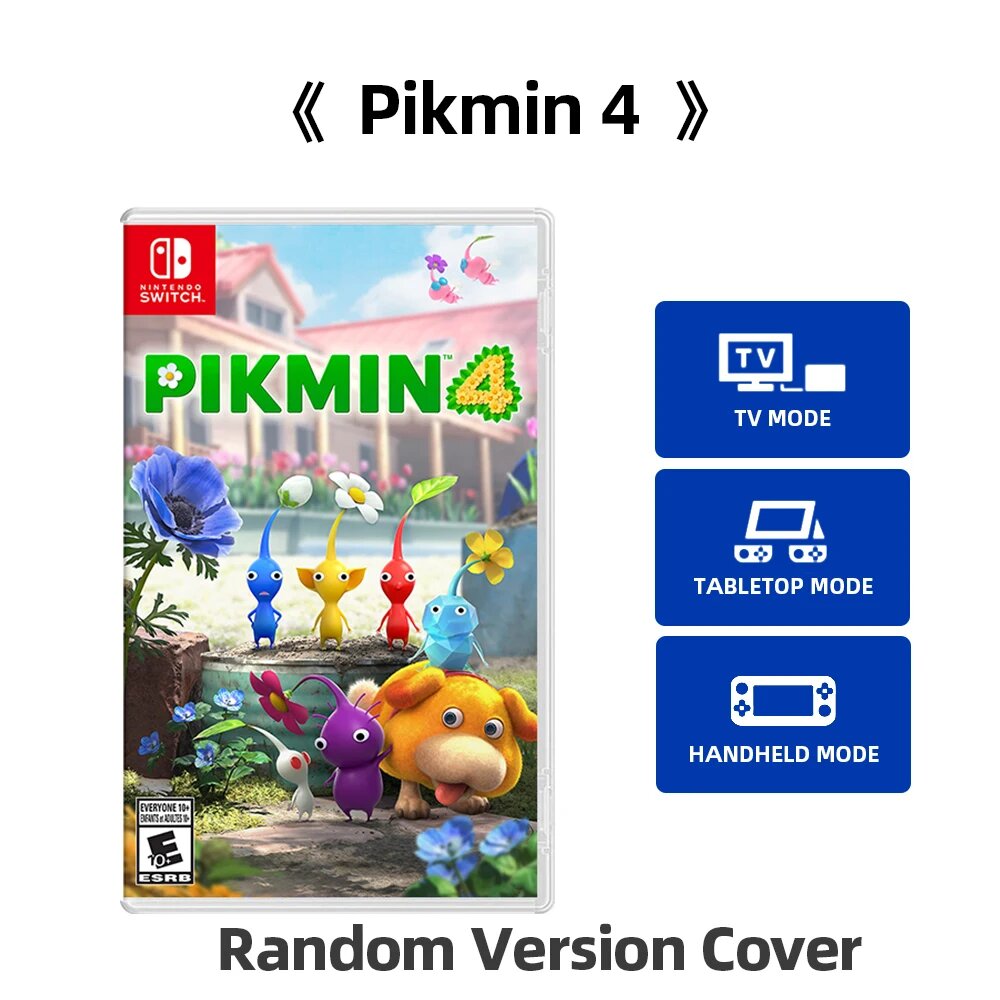 Игровые предложения для Nintendo Switch-Pikmin™Картридж с поддержкой 4 игр, Настольный ручной