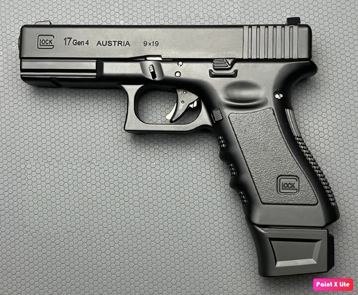 Сборная модель пистолета Glock, металлическая разборная коллекционная модель 14 см с подвижными деталями, имитацией магазина и муляжами патронов