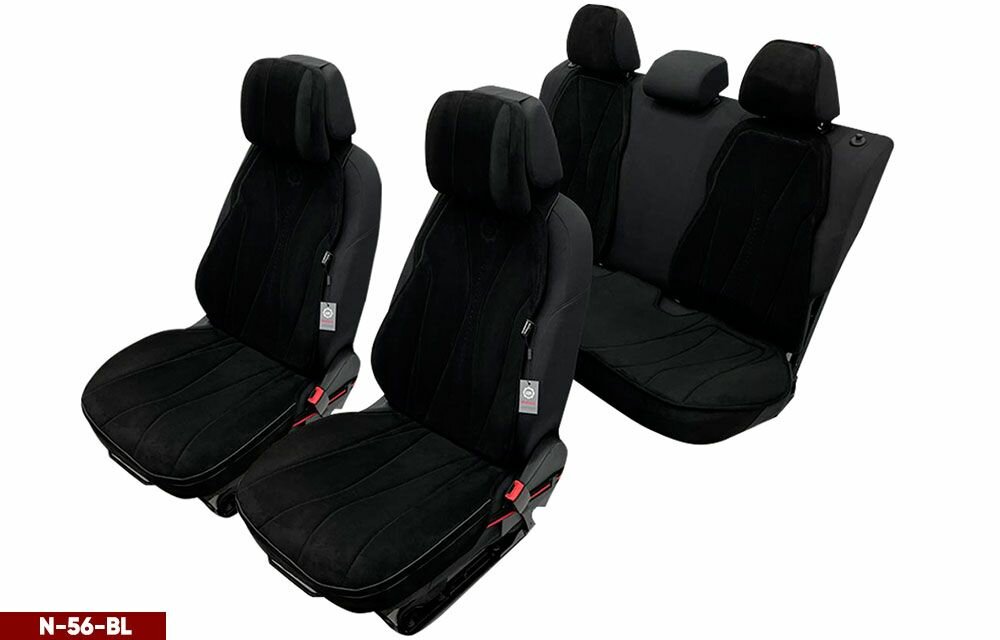 Накидки на сиденья для Jeep / Джип Grand Cherokee Compass Wrangler Cherokee Spirit Renegade и др. на весь салон замша с перфорацией