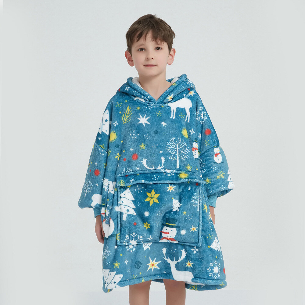Детское одеяло с капюшоном, Длина одежды 64 см