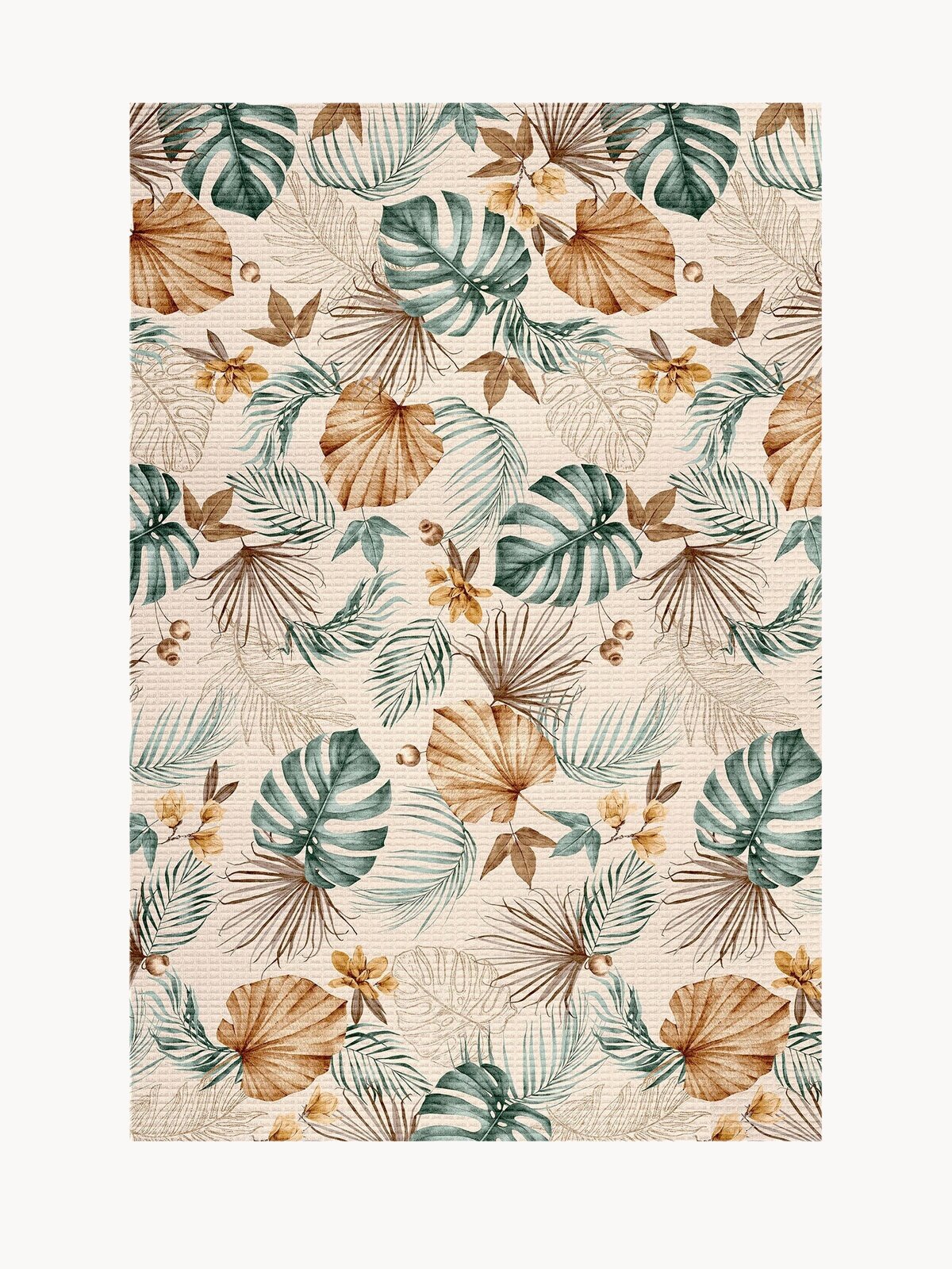 Mia Cara Полотенце банное вафельное 75х150 Тропическая пальма, 100% хлопок