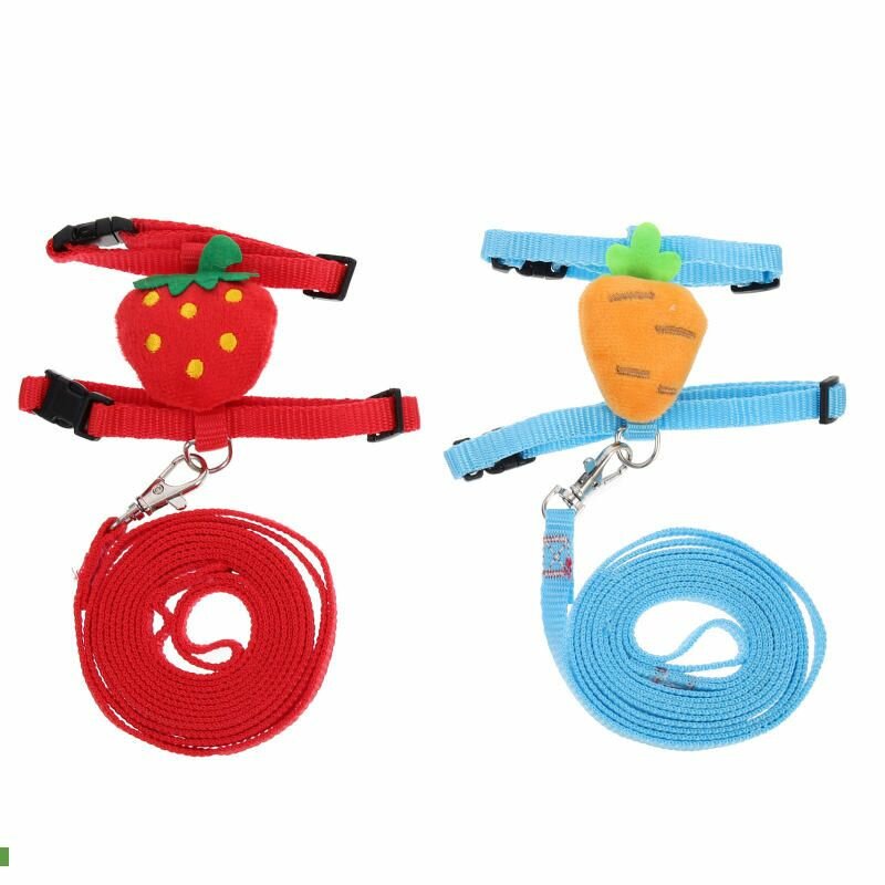 2 набора аксессуаров для морских свинок, поводок для маленьких кроликов, декор и комплект