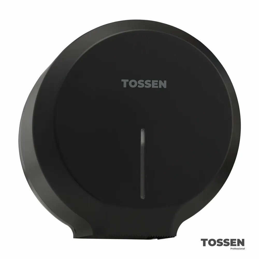 Диспенсер для туалетной бумаги TOSSEN D-7316, настенный, пластик, черный матовый