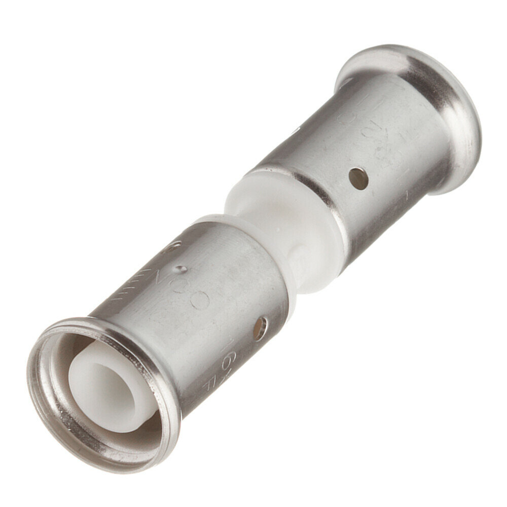 Муфта Henco 15PKW-1616 16пресс х 16пресс PVDF белая