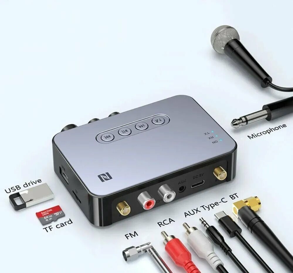 Bluetooth-кнопка, черно-серый — фото 1