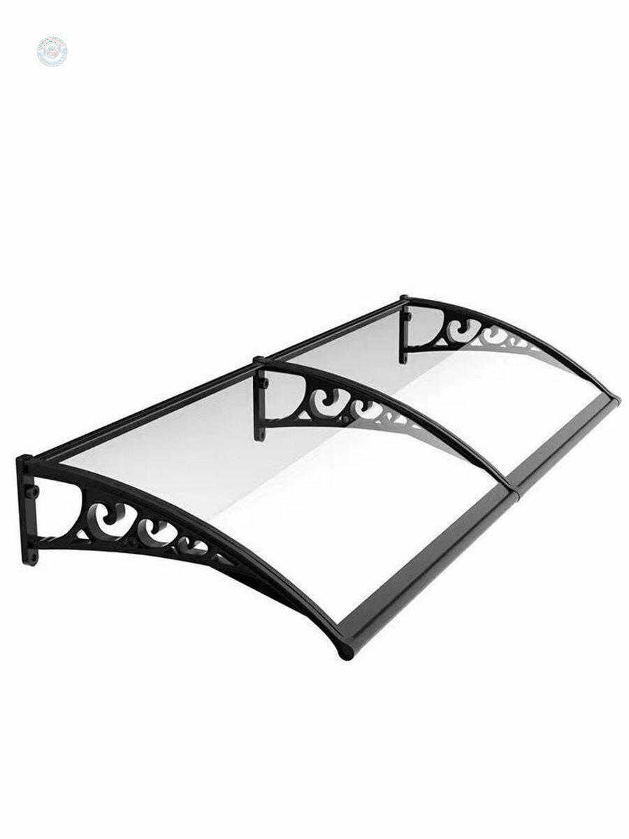 Уличный навес-оклад для мансардного окна, защитный козырек из сотового поликарбоната, быстрая сборка, расширяемая конструкция, устойчивость к снегу и ветру, подарок на новоселье