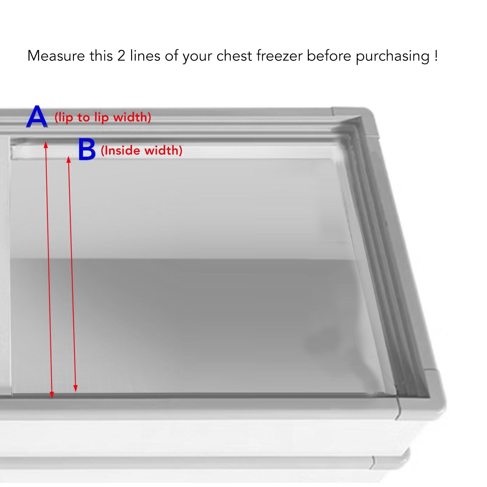 2 шт. корзины для морозильной камеры для морозильной камеры, бытовые проволочные корзины для хранения, органайзер для ящиков с высокими низкими ручками для кухонного шкафа-кладовой 50x24 см/19,7x9,4 дюйма