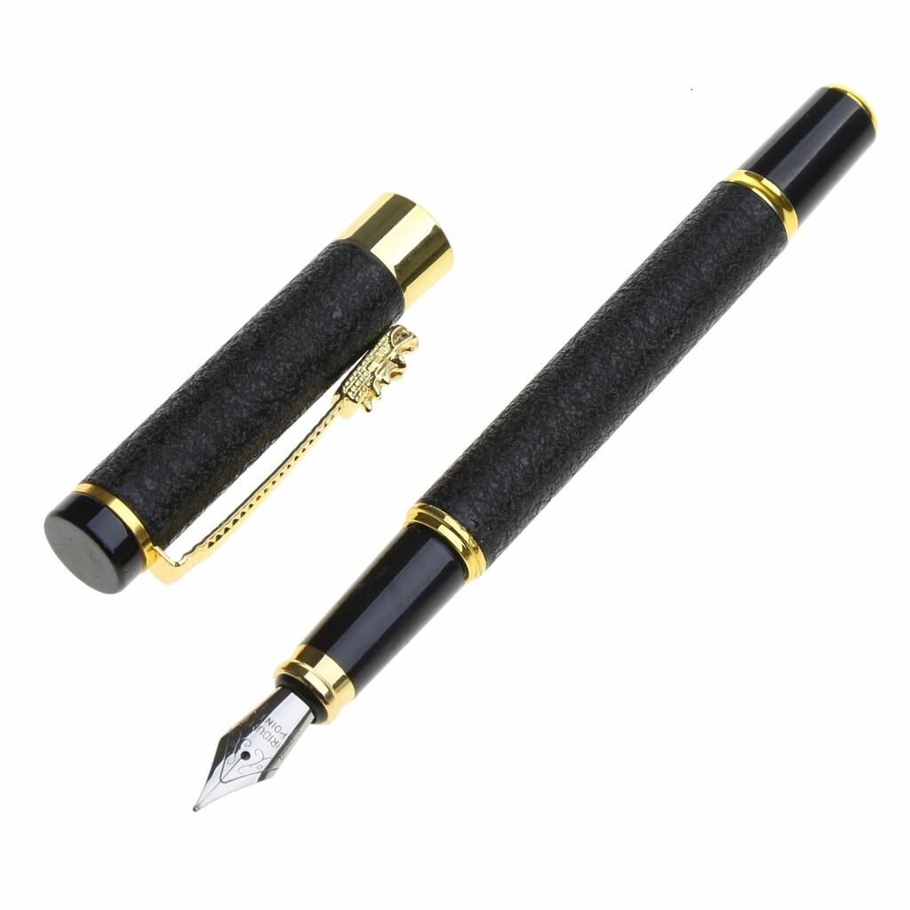 Тонкое металлическое перо 0.5 мм, Черный