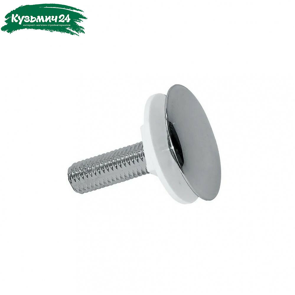 Заглушка для санитарно-технических приборов ORIO А-4181, D 40 мм, L 89 мм, с гайкой, хромированная