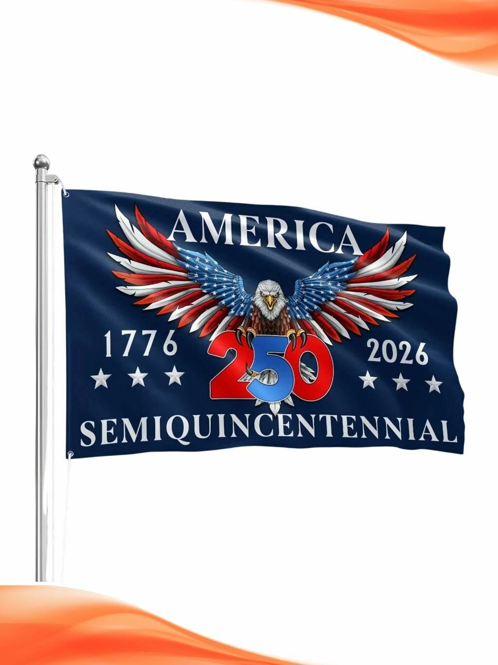 Флаг 250-летия США, - C.