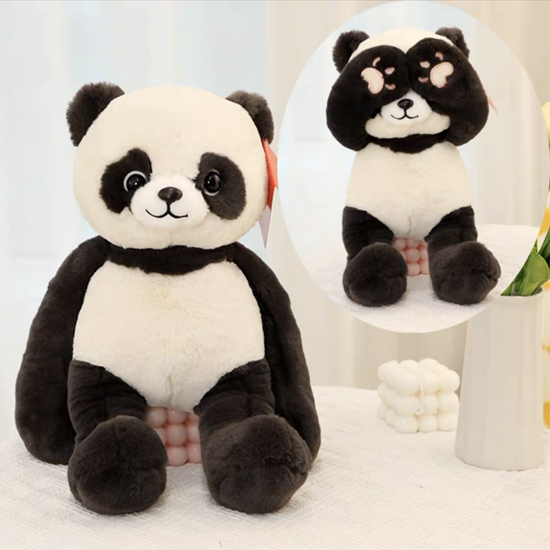 Аврора пик-а-бук лягушка плюшевая игрушка обезьяна кукла-кролик панда динозавр утка кукла детский подарок панды_40cm