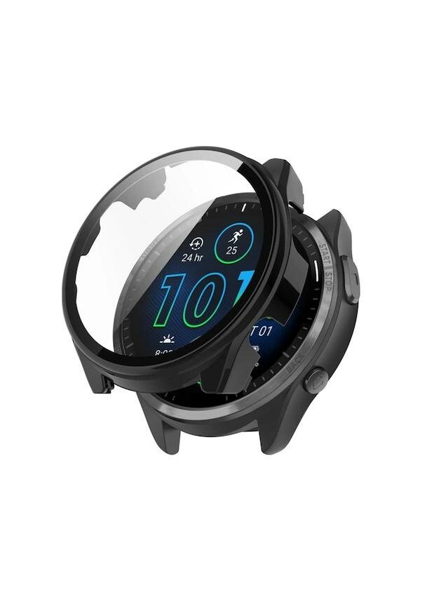 Чехол защитный для Jiaming Forerunner 965 F965, интегрированный чехол из ПК и toughened film, совместимый с Jiaming Forerunner 965, чехол F965, защитный чехол для Forerunner 965, ПК + toughened film интегрированный чехол