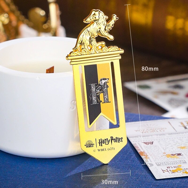 Оригинальные товары по мотивам Гарри Поттера, металлические закладки «Магическая академия», канцелярские принадлежности