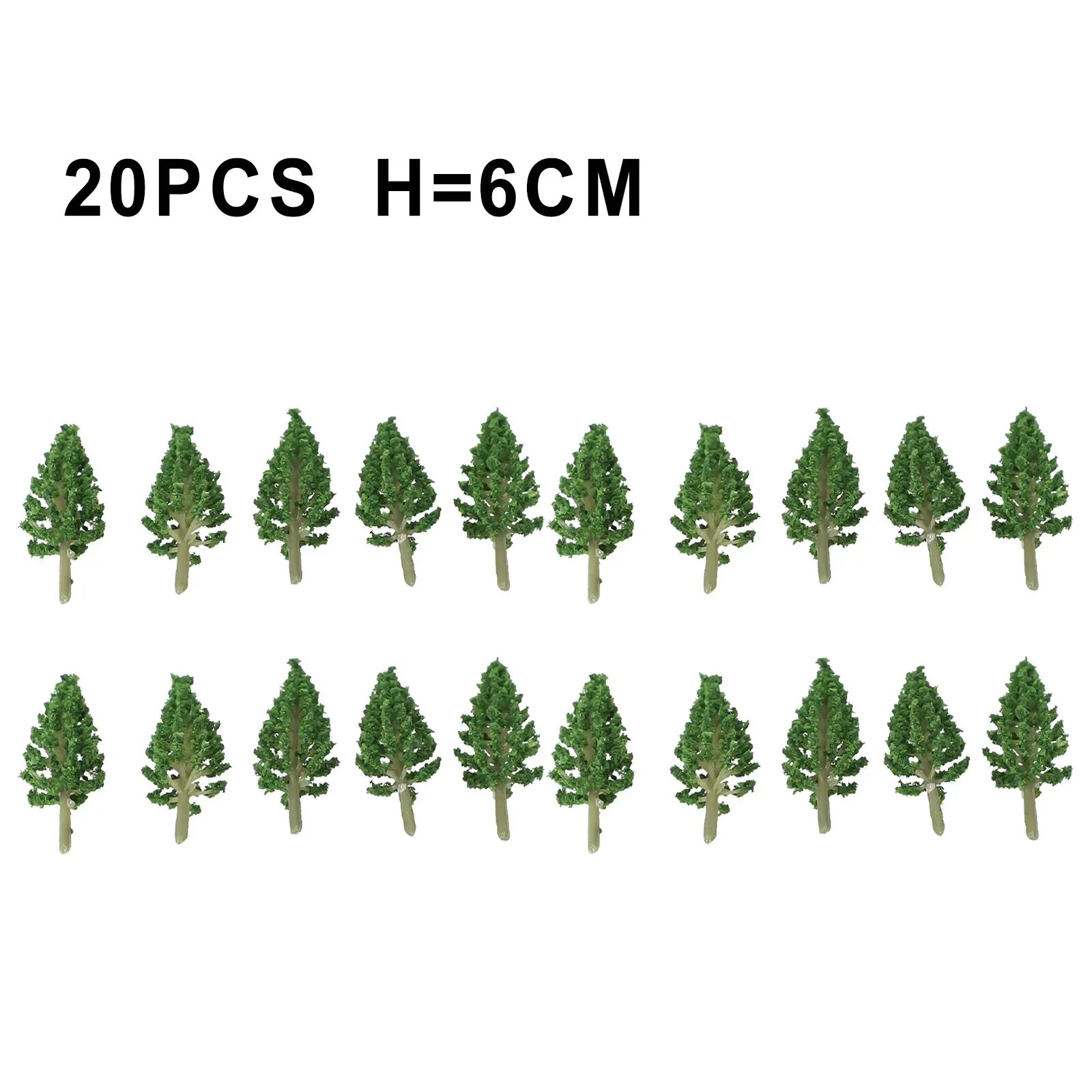 Миниатюрные сосновые деревья 20pcs 6cm