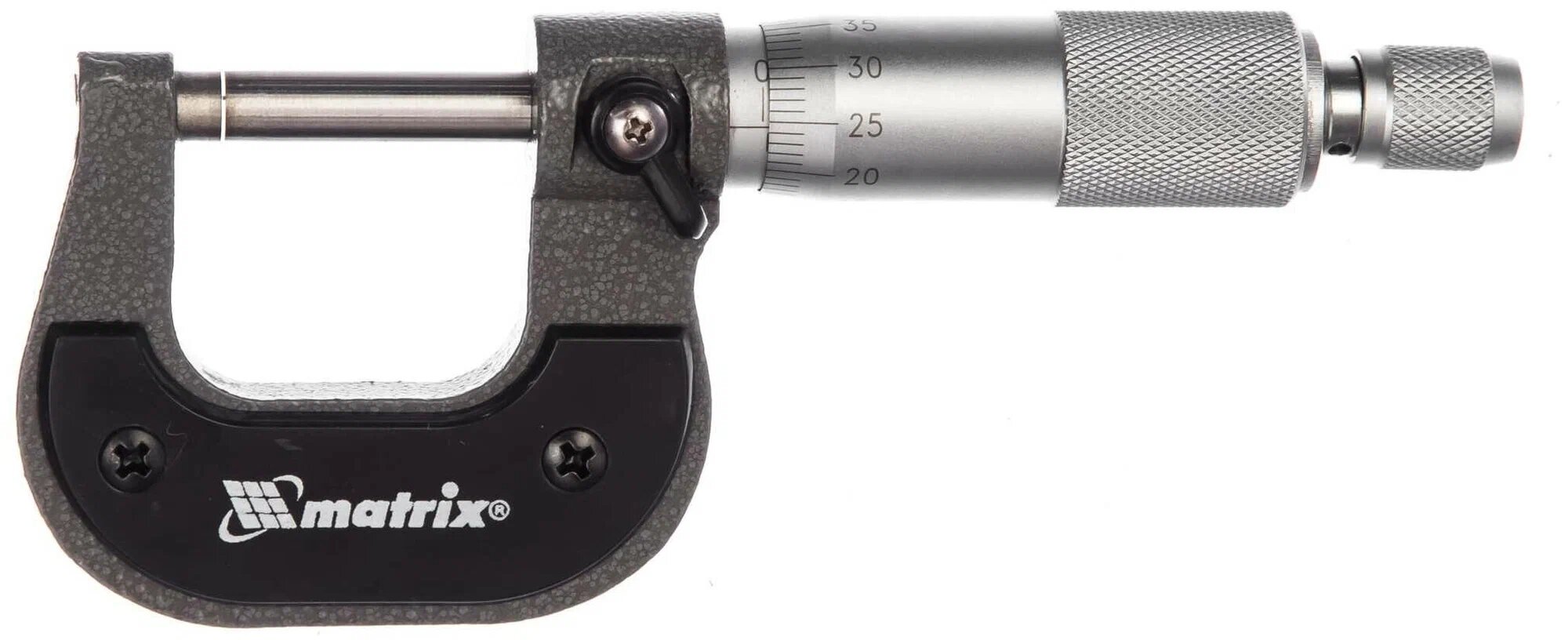 Микрометр механический,0-25 мм, шаг 0,01, погрешность ±0,004 мм,317255, Matrix