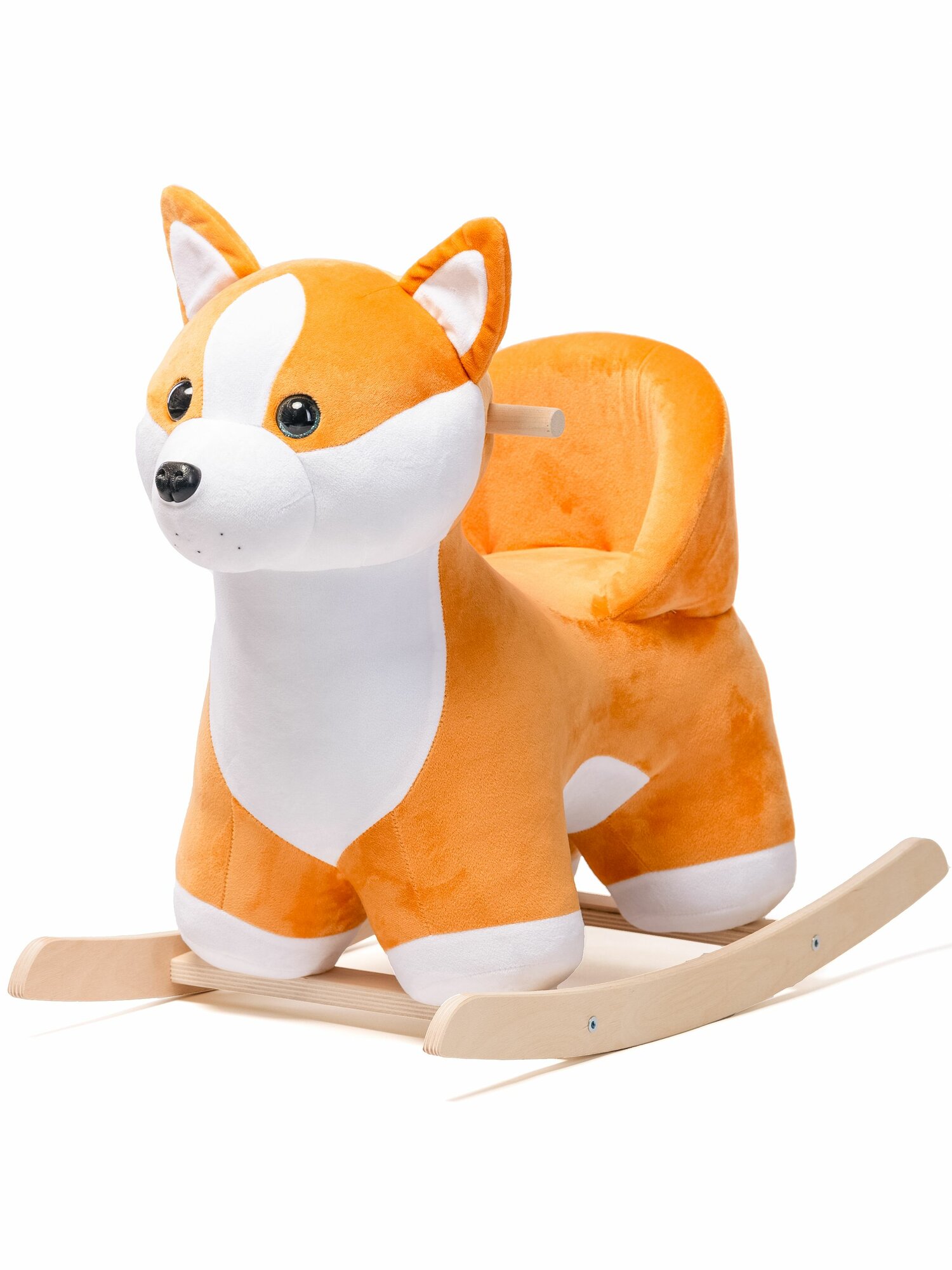 Качалка детская со спинкой для малышей Нижегородская игрушка