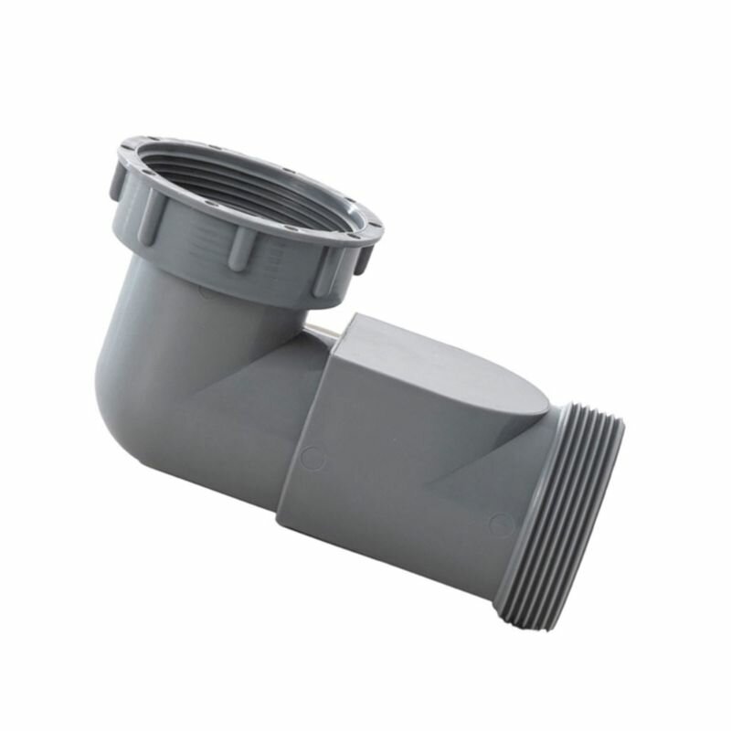 Колено дренажного дезодоранта для кухонной раковины-серый