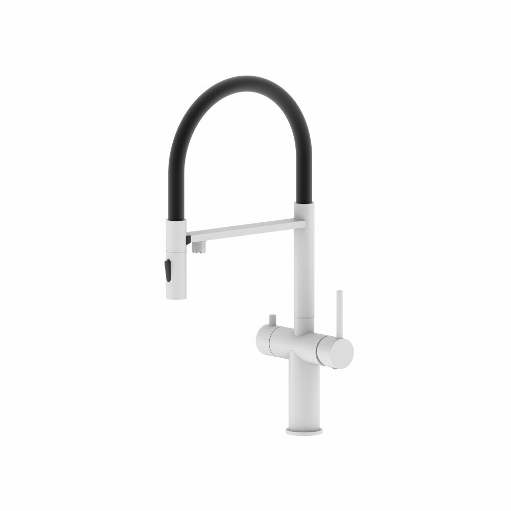 Смеситель для кухни под фильтр Vieir (Виеир) V15056-F Белый