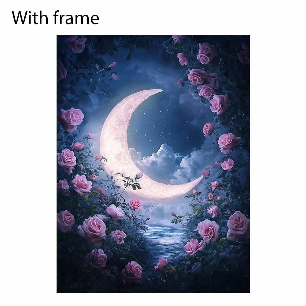 Алмазная на подрамнике 5D DIY/30x40 см (без единой рамки)